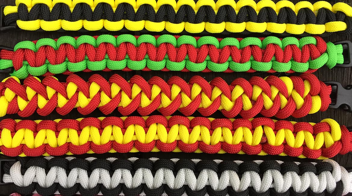 UK 550 Paracord Bracelets & Survival Bands
